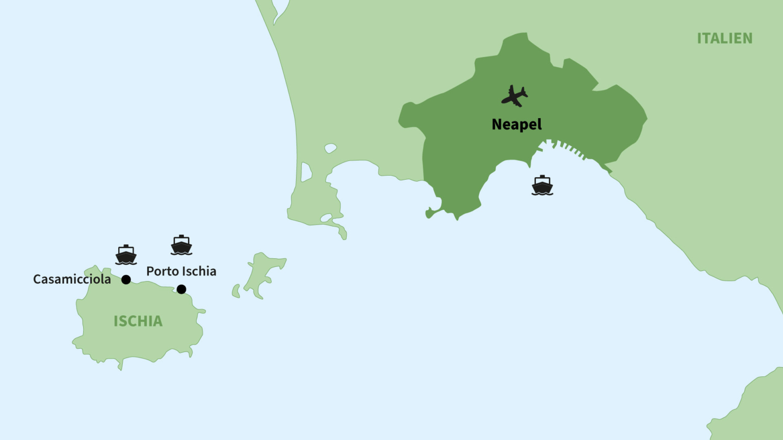 Ischia Anreise – bequem auf die Insel im Golf von Neapel ...